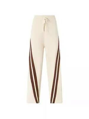 Pinko Stripe Knit Trousers - Neutrals