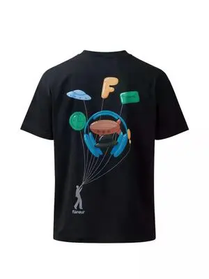 FLANEUR Inflatables T-shirt - Black