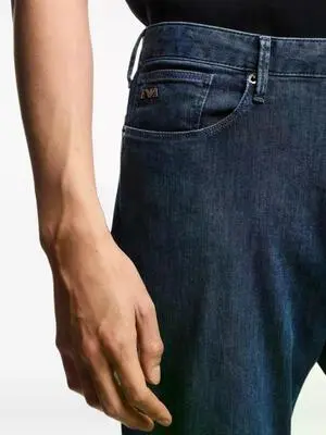 Emporio Armani Five-pocket Trousers - Blue