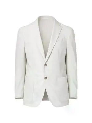 Eleventy Single-breasted Blazer - White