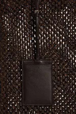 THE ROW Mini Barn Tote Bag - Dark Brown