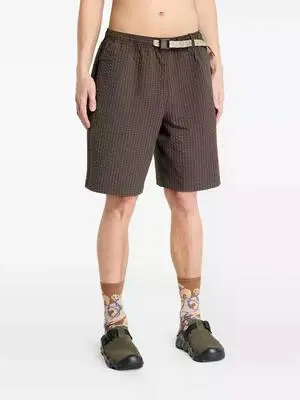 BRAIN DEAD Belted Shorts - Brown