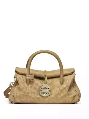 ZANELLATO Dotta Leather Shoulder Bag - Neutrals