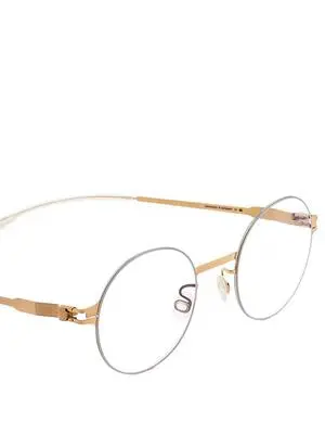 Mykita Lova Round Frame Eyeglasses - Silver