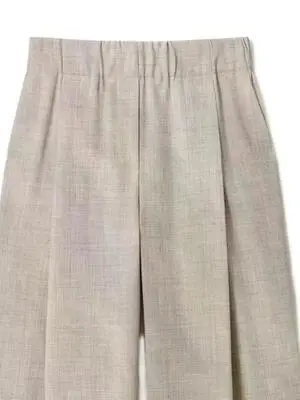 Lafayette 148 New York Pleated Wide Leg Trousers