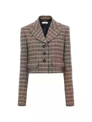 Chloé Checked Pocket Blazer