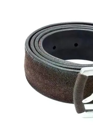 ORTIGNI Suede Buckled Belt