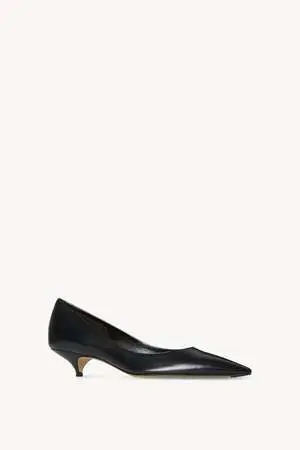 THE ROW Liisa Kitten Heel - Black
