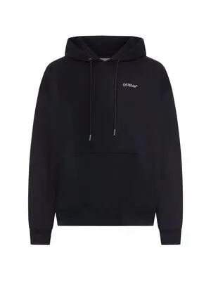 Off-White Drawstring Hooded Sweatshirt