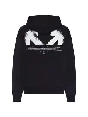 Off-White Drawstring Hooded Sweatshirt
