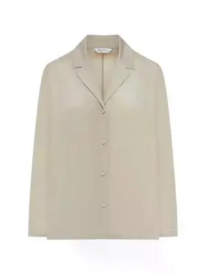 Max Mara Bowling Collar Long-sleeve Shirt