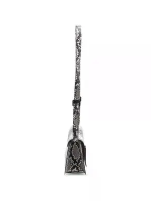 Moschino M-logo Python-print Shoulder Bag