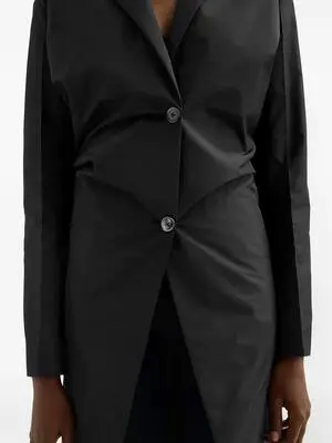 JIL SANDER Technical Faille Coat
