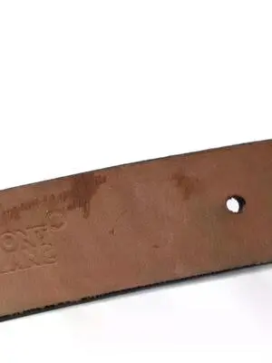 Montblanc Logo Buckle Leather Belt