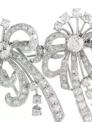 LB EXCLUSIVE Diamond Platinum Brooch