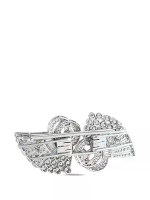 LB EXCLUSIVE Diamond Platinum Brooch