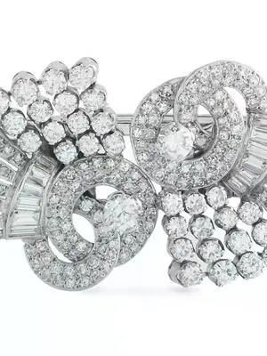 LB EXCLUSIVE Diamond Platinum Brooch