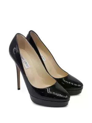 JIMMY CHOO Patent Leather Platform Pumps