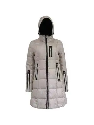 Bogner Hooded Zip-up Padded Coat - Grey