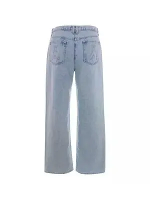 Patrizia Pepe Logo-embroidered Denim Jeans