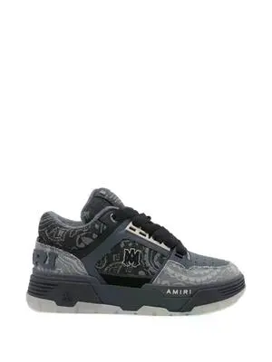 Amiri Ma-1 Bandana-jacquard Sneakers - Blue