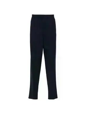 Zegna Pleat-detail Elasticated Trousers - Black
