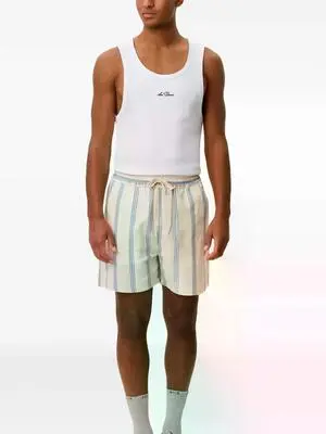 LES DEUX Lawson Striped Swim Shorts