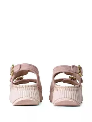 Chloé Buckle-strap Platform Sandals - Pink