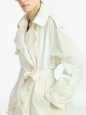 Ermanno Scervino Embroidered Trench Coat