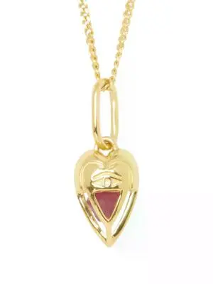 CAPSULE ELEVEN Heart-pendant Ruby Necklace