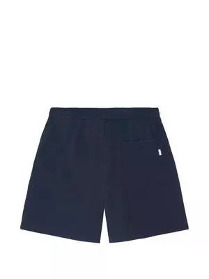 LES DEUX Seersucker Drawstring Swim Shorts - Blue