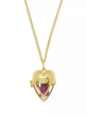 CAPSULE ELEVEN Heart-pendant Ruby Necklace