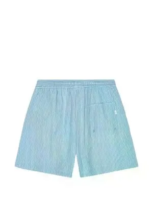 LES DEUX Stan Seersucker Swim Shorts - Blue