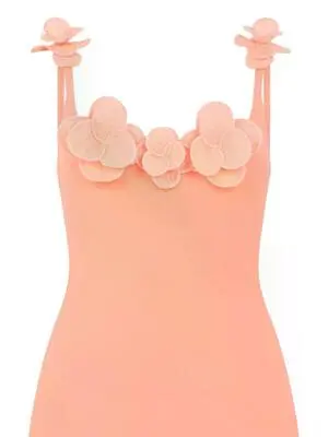 David Koma Floral-appliqué Mini Cocktail Dress