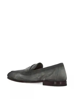 Santoni Penny Strap Loafers