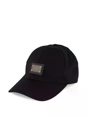 Dolce & Gabbana Logo-plaque Baseball Cap - Black