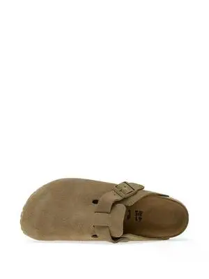 BIRKENSTOCK Boston Suede Flat Mules