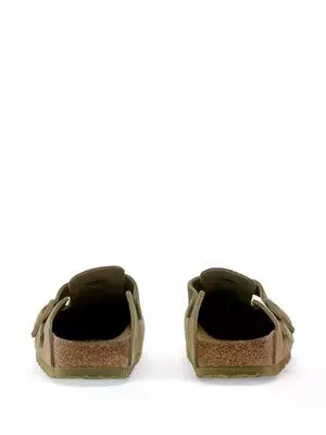 BIRKENSTOCK Boston Suede Flat Mules