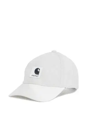 Sacai Cotton Cap - White