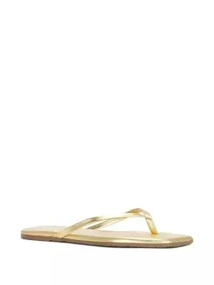 Tkees Square-toe Thong Sandals - Gold
