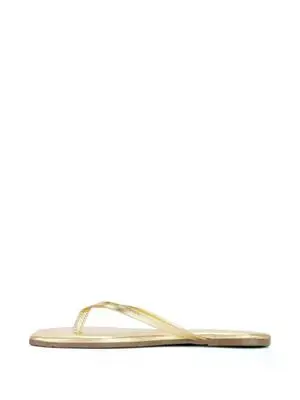 Tkees Square-toe Thong Sandals - Gold