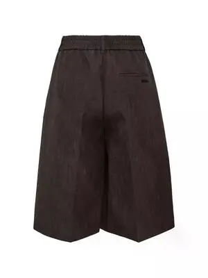 MSGM Tailored Wide-leg Shorts