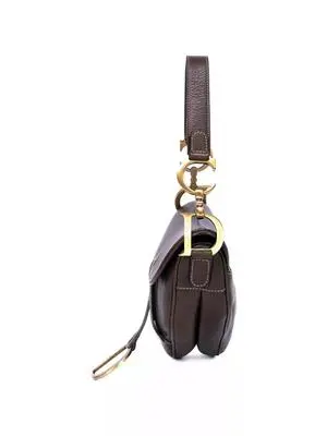 Dior Saddle Bag With Logo Charm