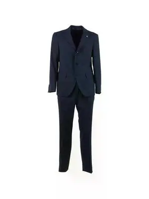 LUIGI BIANCHI MANTOVA Buttoned Suit - Blue