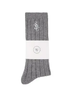 SPORTY & RICH Ribbed Socks