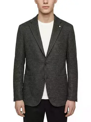L.B.M. 1911 Notch-lapel Single-breasted Blazer