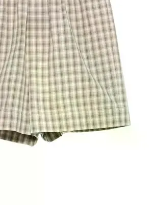 Nanushka Hira Check Print Relaxed Fit Shorts