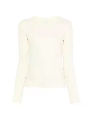 Nanushka Slim-fit Long-sleeve T-shirt - Yellow