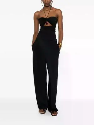 Nanushka Cutout Strap Bandeau Top - Black