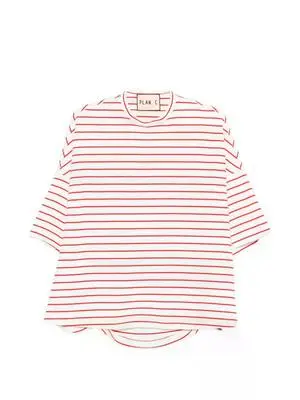 Plan C Striped Short-sleeve T-shirt - Neutrals